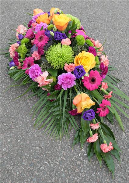 Vibrant spray - Funeral Flowers Welwyn Garden City