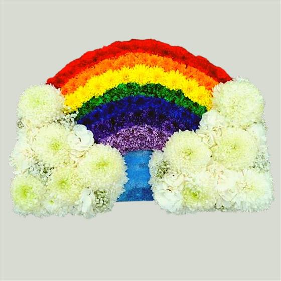 Rainbow - Funeral Flowers Welwyn Garden City
