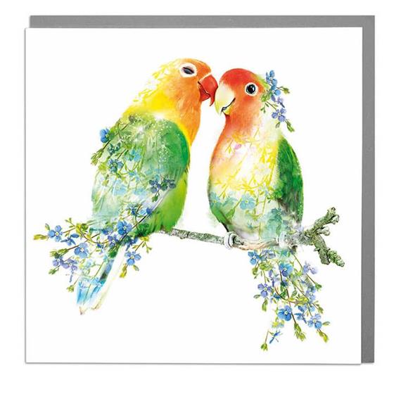 Love Birds Card Perfect Moment-Flowers Ltd Welwyn Garden City Floris